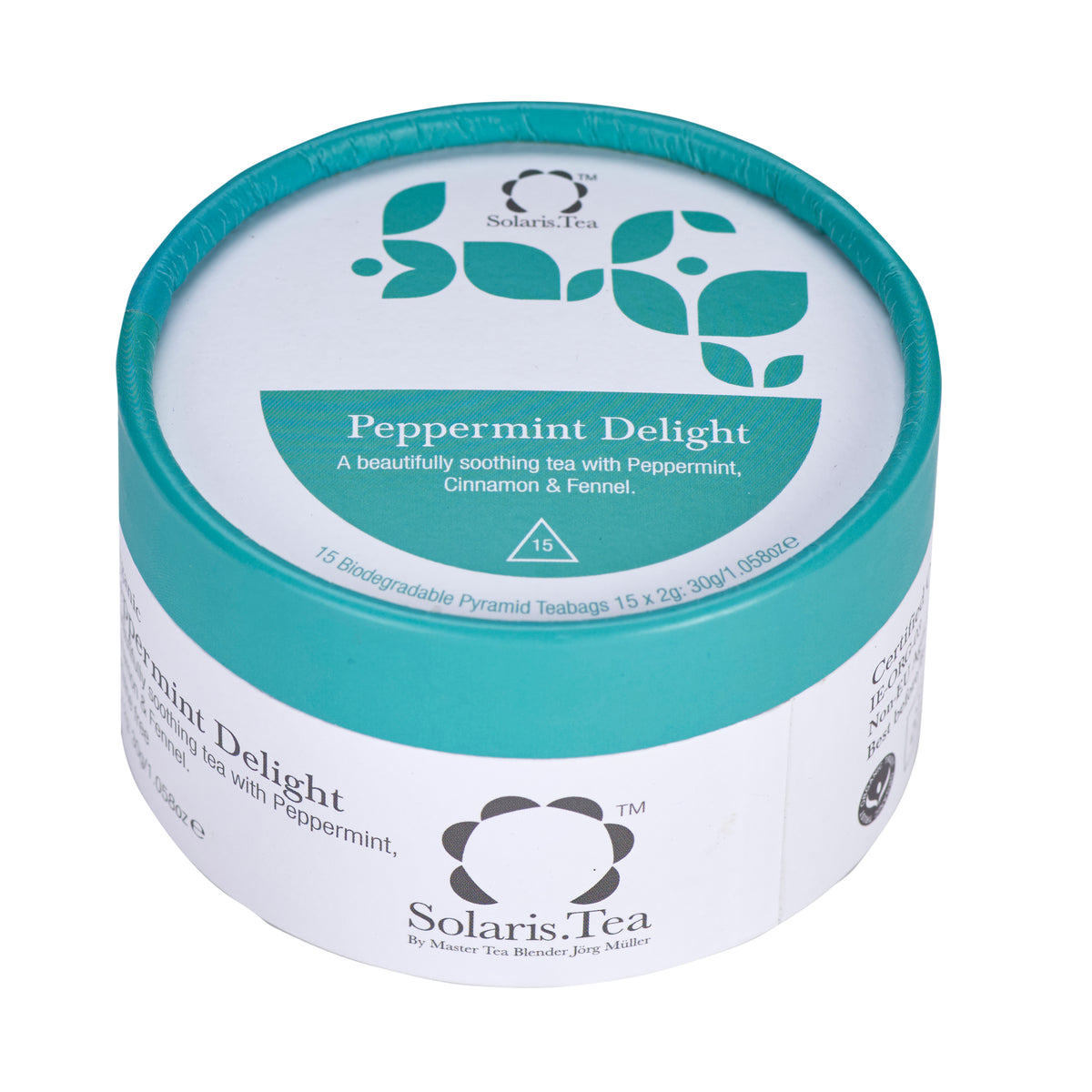 Solaris Peppermint Delight Pyramid Teabags – Naomis Kitchen